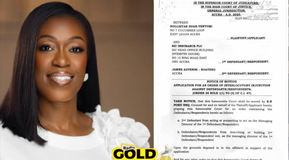 Hollistar Duah-Yentumi files injunction against SIC Insurance PLC and ...