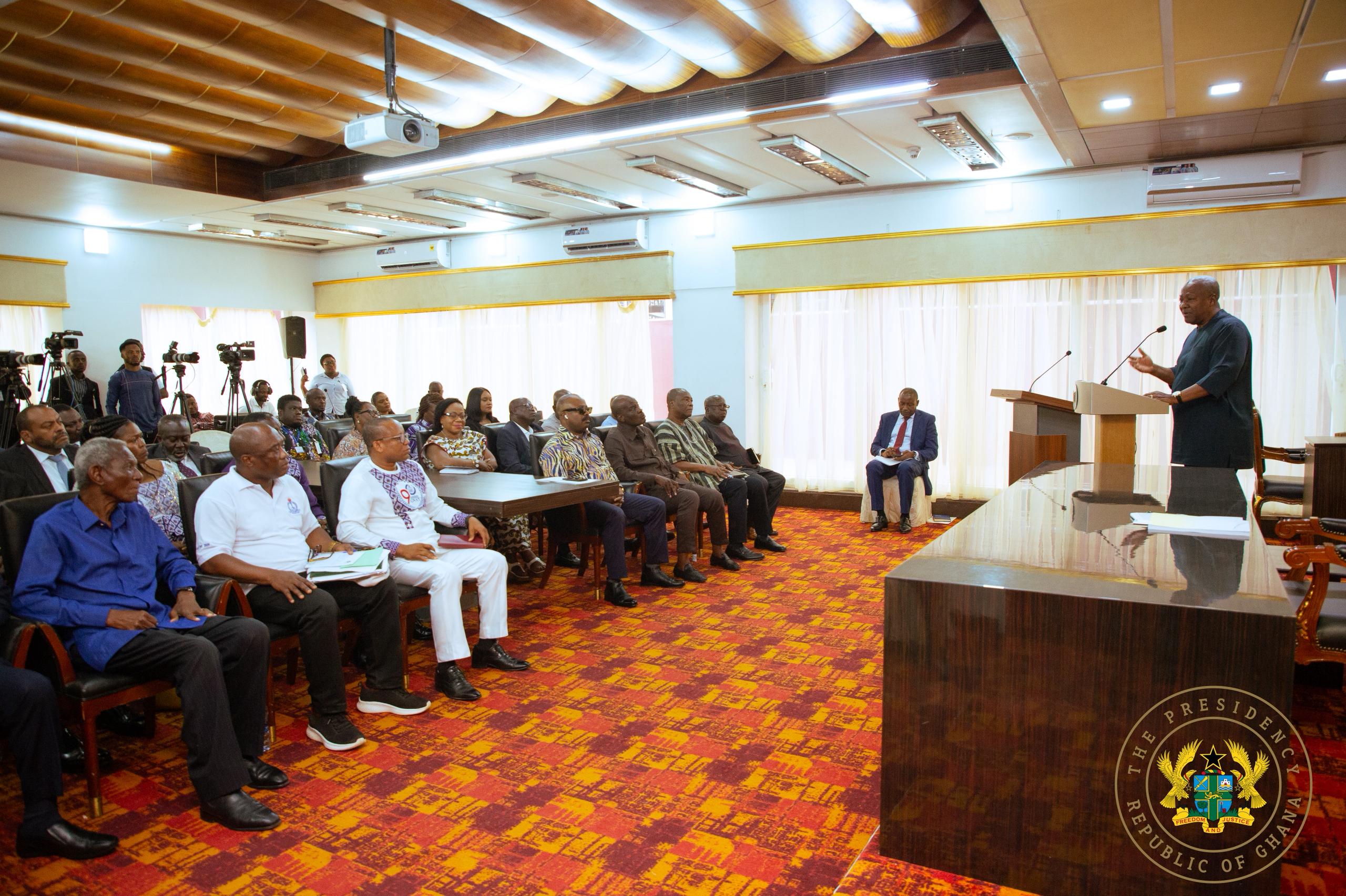 President Mahama Hosts GNAT Leadership, Reaffirms Commitment to ...
